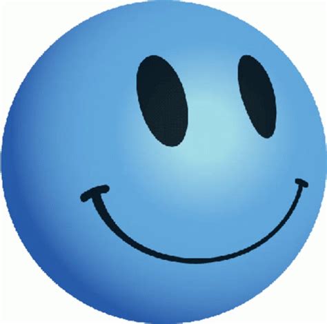 Smiley Blue Sticker Smiley Smile Blue Discover And Share Gifs