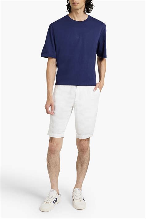 Rag And Bone Theo Logo Print Cotton Jersey T Shirt The Outnet