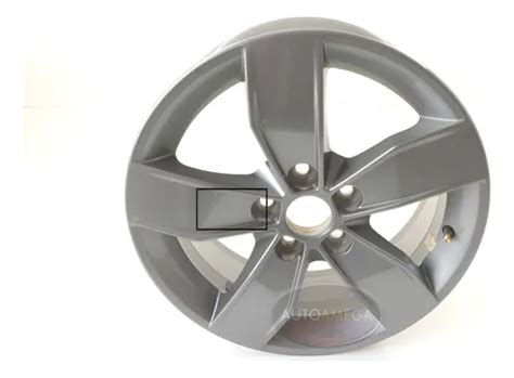 Roda Liga Leve Aro 15 Vw Fox Crossfox Original Com Risco Grafite