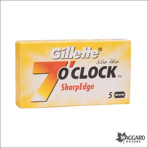 Gillette 7 O'Clock Sharp Edge, 5 Blades — Maggard Razors