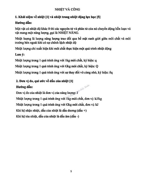Chương KTN Tl hay NHIET VÀ CÔNG Khái nl m vè nhiÇt và nhiÇt trong nhiÇt Ùng lye hoe