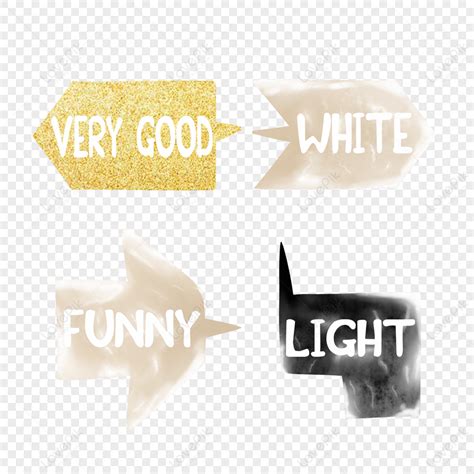 Arrow Shape Gold Powder Black Gold Bubble Text Box Birds Bubbles Png