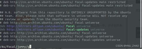 【ubuntu换源】ubuntu换国内镜像源 ubuntu国内镜像源 csdn博客