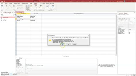 Unit 2 How To Setup A Range Check In Access Youtube