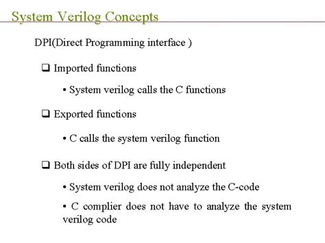 An Introduction To System Verilog This Presentation Will