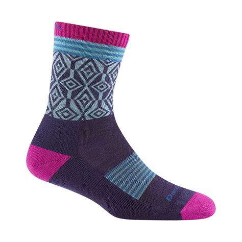 Darn Tough Vermont Womens Sobo Micro Crew Lightweight Hiking Sock B
