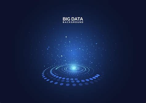 Premium Vector Big Data Visualization Abstract Technology Innovation Communication Concept