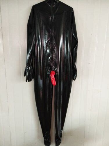 Latex Caoutchouc Caoutchouc Catsuit Costume Complet Bodysuit Costume