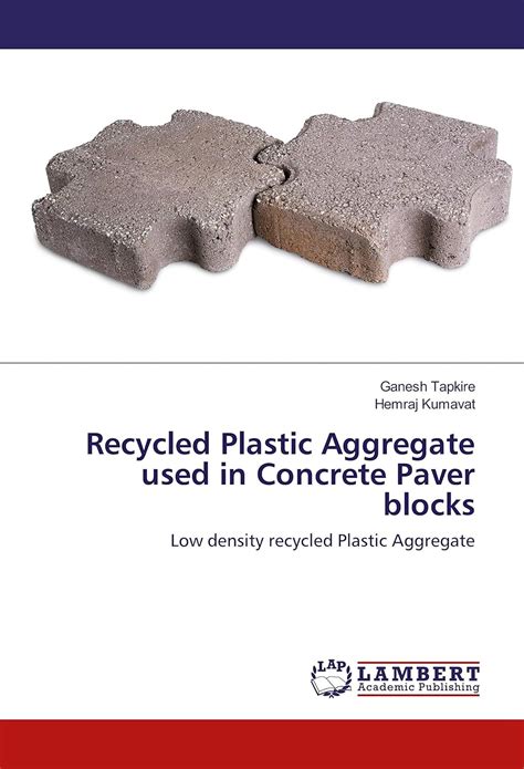 Recycled Plastic Aggregate Used In Concrete Paver Blocks Low Density
