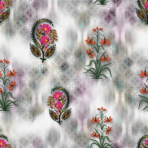 Mughal Pattern Geometric Background Stock Illustrations 3003 Mughal