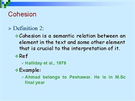 NLP Module 2 Outline Cohesion And Coherence Ambiguity