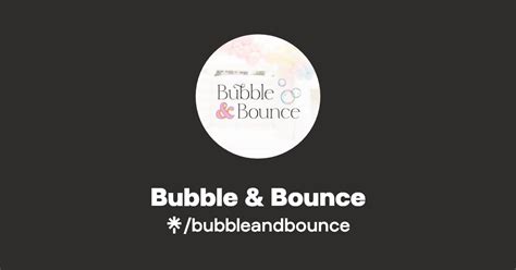 Bubble And Bounce Linktree