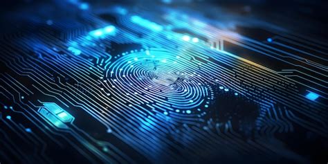 Premium Photo Utilizing Advanced Fingerprint Encryption In Cuttingedge Cybersecurity