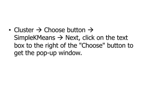 k means cluster in weka ppt