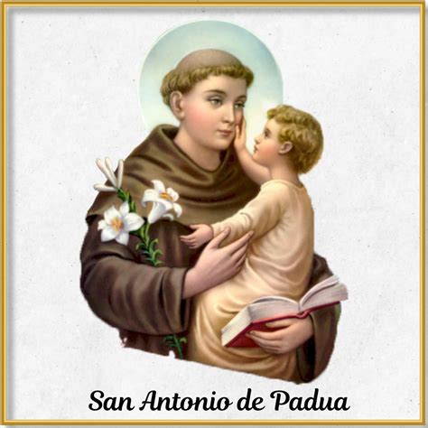 ® Santoral Católico ® San Antonio De Padua