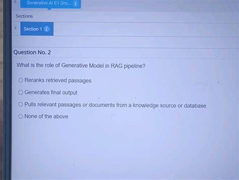 Generative Al E Gro I Sections Section StudyX