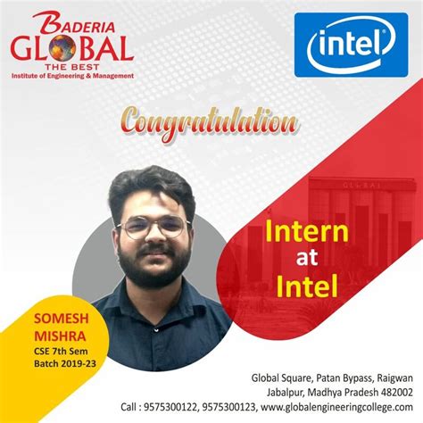 Global Engineering And Management College On Linkedin Internship