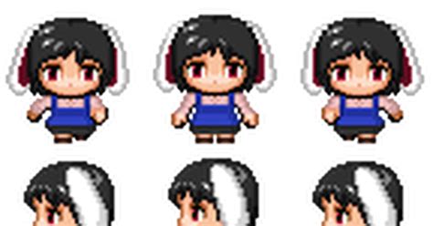 ドット絵 月のモブ兎c Rpgツクールmv用歩行グラフィック スペキュラム合金のイラスト Pixiv