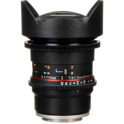 Rokinon 14mm T3 1 Cine DS Lens For Sony E Mount DS14M NEX B H