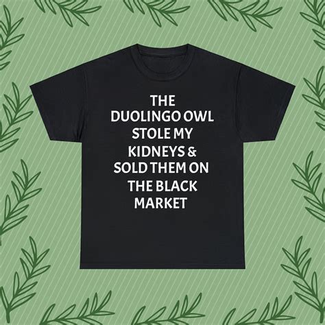 Duolingo Costume Etsy