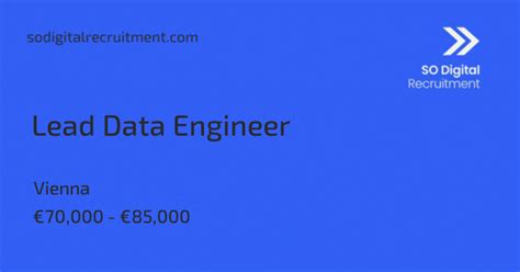 Lead Data Engineer So Digital Recruitment So Digital Recruitment