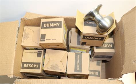 Box Of Multiple Dummy Door Knobs
