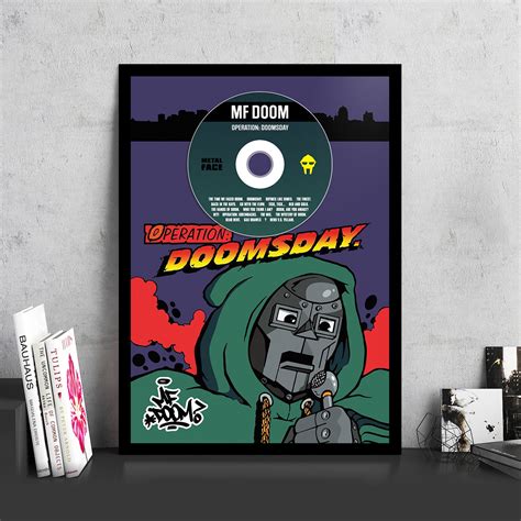 Mf Doom Operation Doomsday Framed Cd Album Plaque Sincityprint