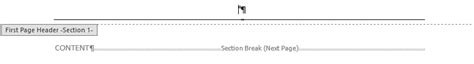 customize chapter page headers