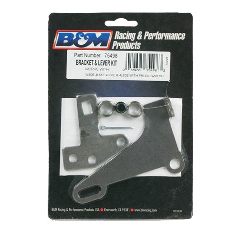 Bandm Bmm 75498 Cable Bracket And Shift Lever Kit Gm 4l60e Through 4l85e