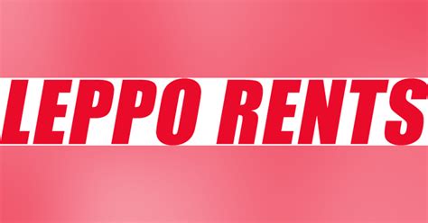 Leppo Rents Acquires Rent Equip In Medina Ohio Rental Equipment Register