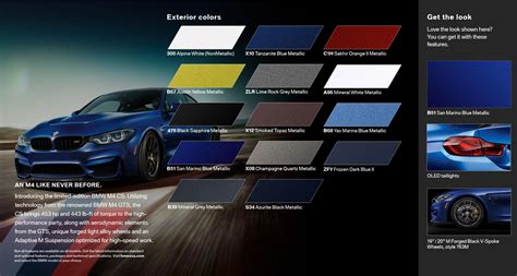 Bmw All Models And Color Charts