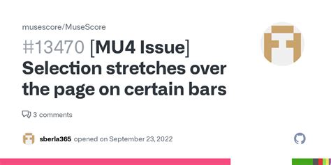 Mu4 Issue Selection Stretches Over The Page On Certain Bars · Issue