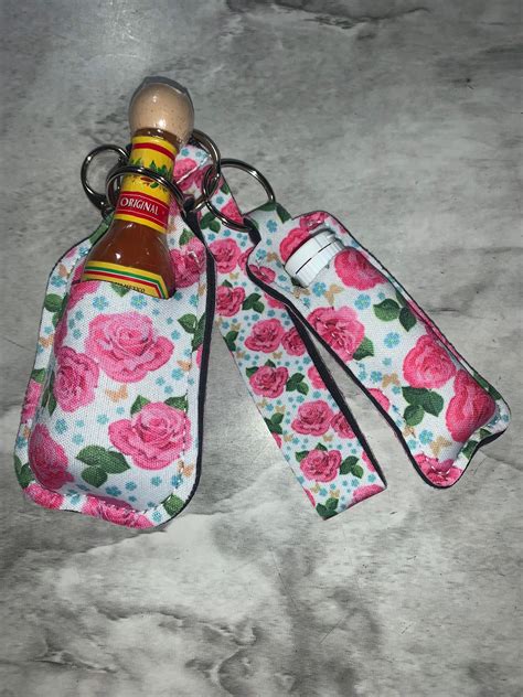 Mini Tajin And Cholula Hot Sauce Keychain Set Mini Cholula Hot Sauce
