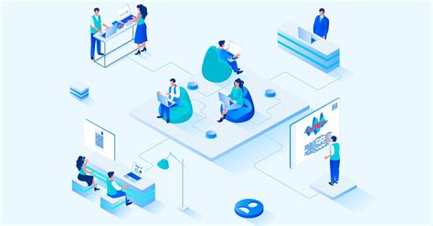 Coworking Isometric Concept Illustrations Ft 3d And Isometry Envato