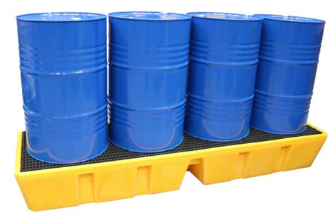 Bac De Rétention Conteneur En Plastique De 450 Litres Pour 4 Fûts