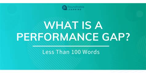 What Is A Performance Gap Roundtable Learning