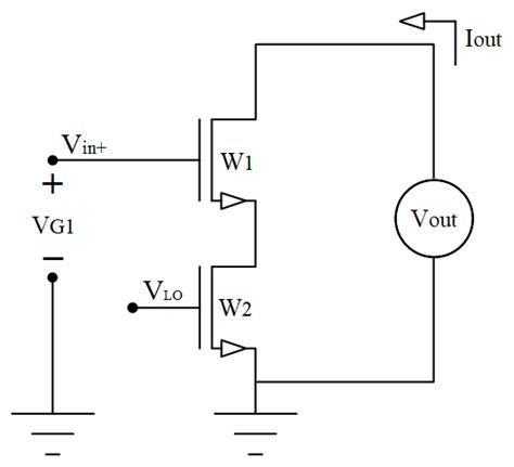 Schematic Used To Calculate The Width Of The Transistors Download Scientific Diagram