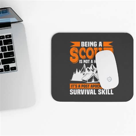 Being A Scout Is Not A Hobby Funny Scouting Mouse Pads Sold By