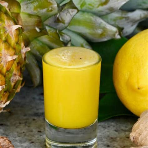 Pineapple Ginger Juice With Or Without Juicer Alphafoodie