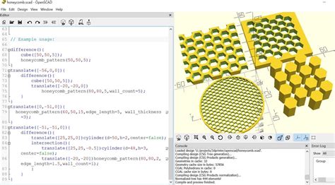 OpenSCAD Optimized Parametric Honeycomb Module By Simplify And Add Coffee MakerWorld Download