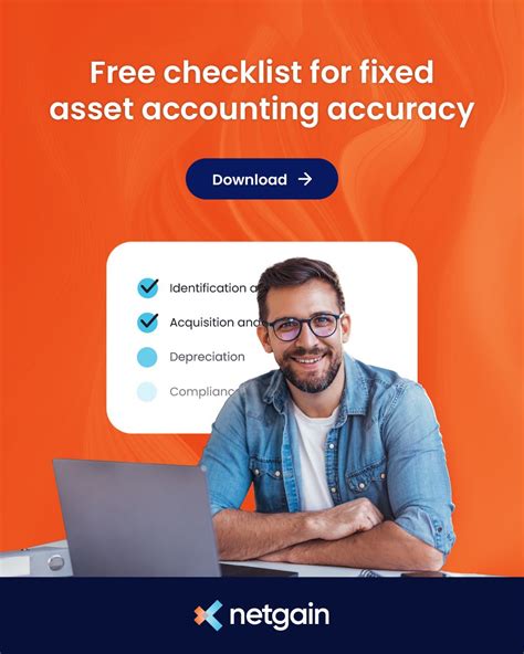 Fixed Asset Accounting Checklist Free Accounting Templates Netgain Solutions