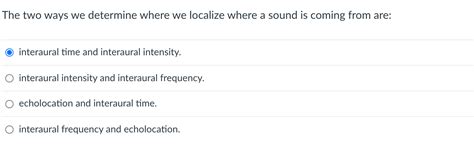 Solved The Two Ways We Determine Where We Localize Where A