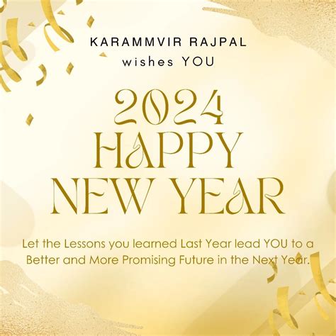 Karammvir Rajpal On Linkedin Let The Lessons You Learned Last Year Lead You To A Better And More