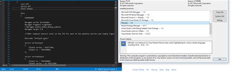 No Highlighting On Fresh VS Installation Issue Samizzo Nshader GitHub