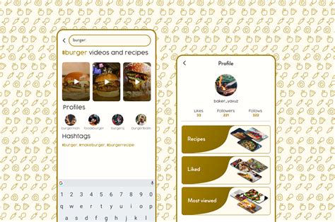 Recipe App Uiandux Behance
