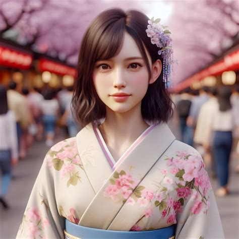 Premium Photo Japanese Kimono