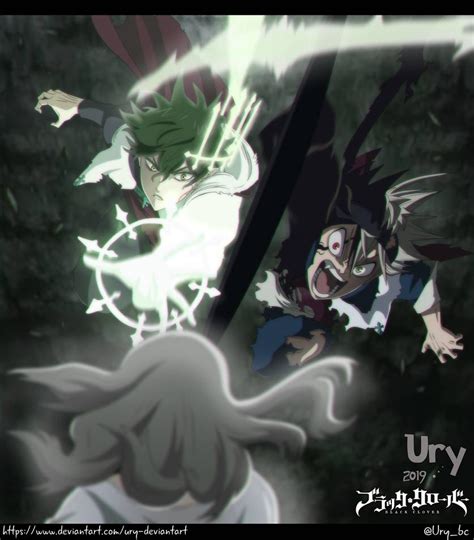Black Clover Asta And Yuno Vs Licht By Ury Deviantart On Deviantart