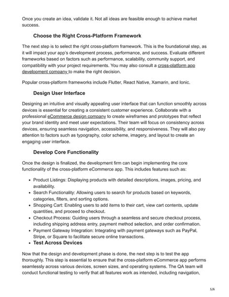 Cross Platform ECommerce App Development Achieving Consistency Across