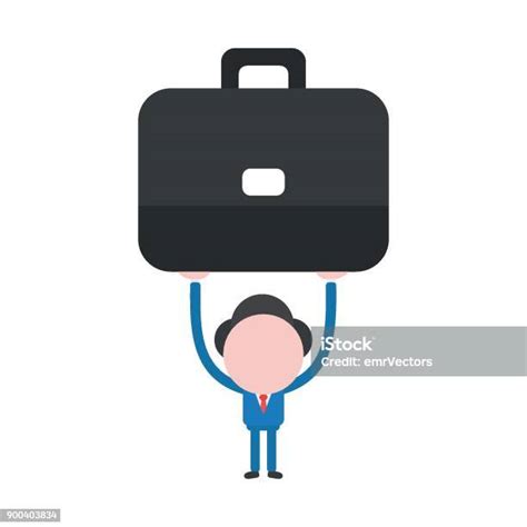 서류 가방을 들고 익명 사업가 문자의 벡터 일러스트 레이 션 개념 가방에 대한 스톡 벡터 아트 및 기타 이미지 가방 개념