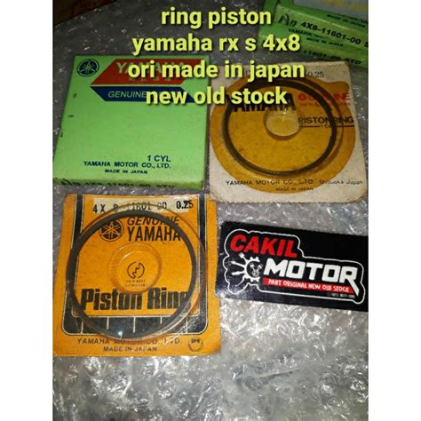 Jual Ring Seher Piston Yamaha Rxs Rx Special Yt 115 Ori Made In Japan